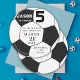 Black White Soccer Football Sports Themed Birthday Invitation | Zazzle