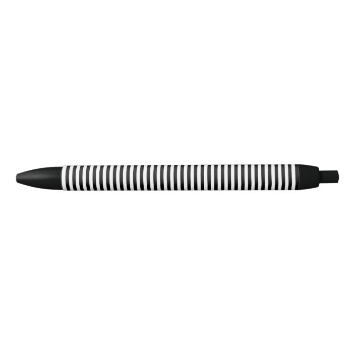 Black & White Striped Pen | Zazzle.com