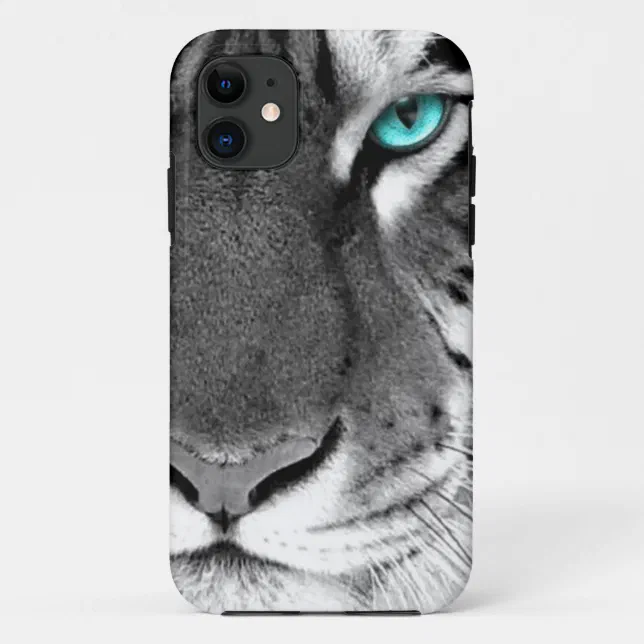 Black White Tiger Case-Mate iPhone Case | Zazzle