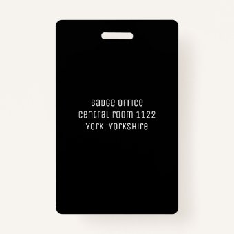 Black White VIP Backstage All Access Pass Concert Badge | Zazzle