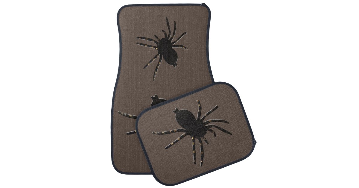 Black Widow Spider Car Floor Mat | Zazzle
