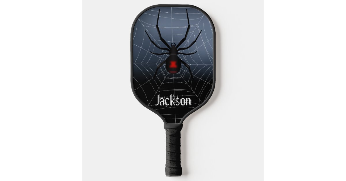 Black Widow Spider Pickleball Paddle | Zazzle