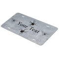 Black Widow Spider Web Halloween Gothic License Plate | Zazzle