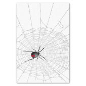 Black Widow Spider Web Tissue Paper | Zazzle
