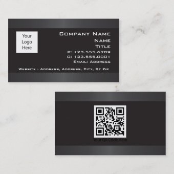 Black with Gray borders Business cards | Zazzle