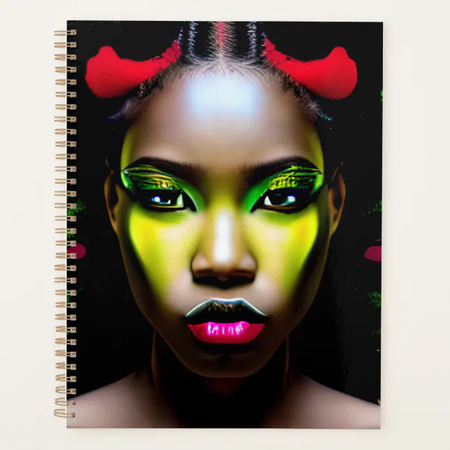 Black women African American melanin sista queen Planner | Zazzle
