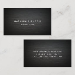 Black Wood Zen Business Card | Zazzle