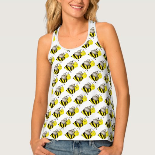 Black Yellow Bumblebee Stripe Bee Honeybee Insect Tank Top | Zazzle