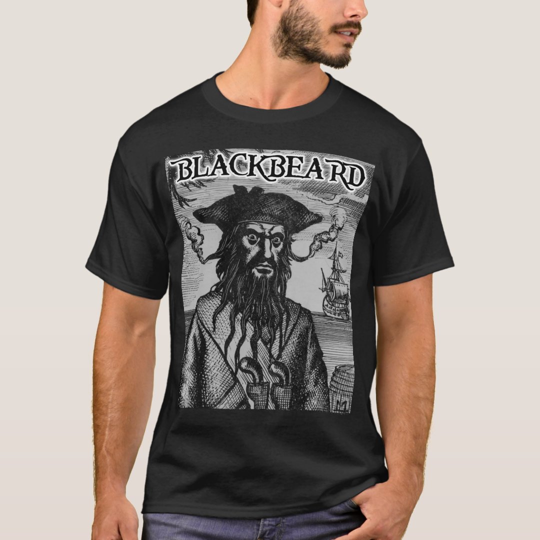 Blackbeard the Pirate Shirt | Zazzle