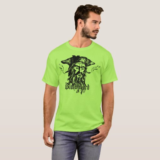 Blackbeard The Pirate T-Shirt | Zazzle