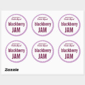 Blackberry Jam Home Canning Label Template | Zazzle