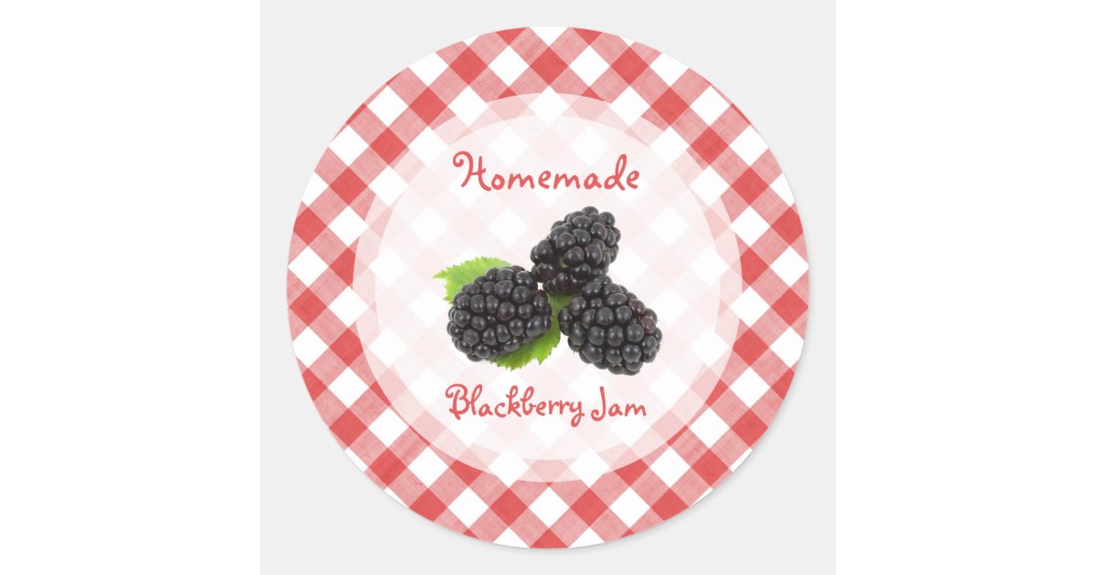 Blackberry Jam sticker | Zazzle