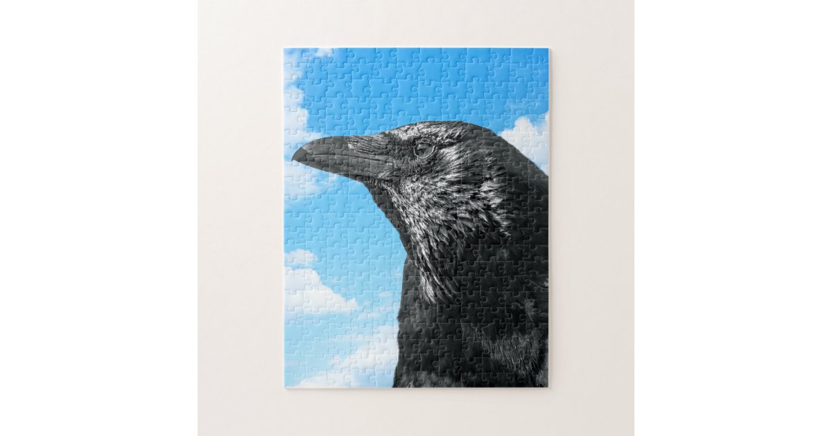 Blackbirds Picture of Crow Jigsaw Puzzle | Zazzle