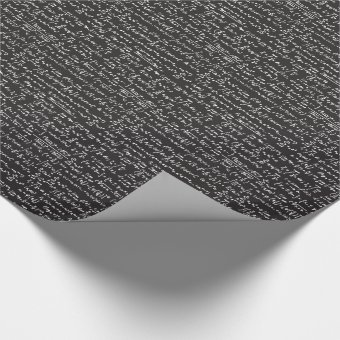Blackboard Math Equations Wrapping Paper | Zazzle