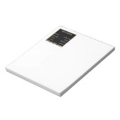 Blackboard with Math Equations Notepad | Zazzle