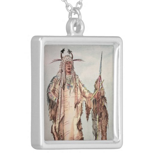 Blackfoot Indian Pe-Toh-Pee-Kiss, The Eagle Ribs Silver Plated Necklace ...