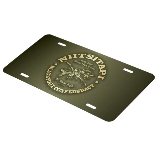 Blackfoot (Niitsitapi) License Plate | Zazzle