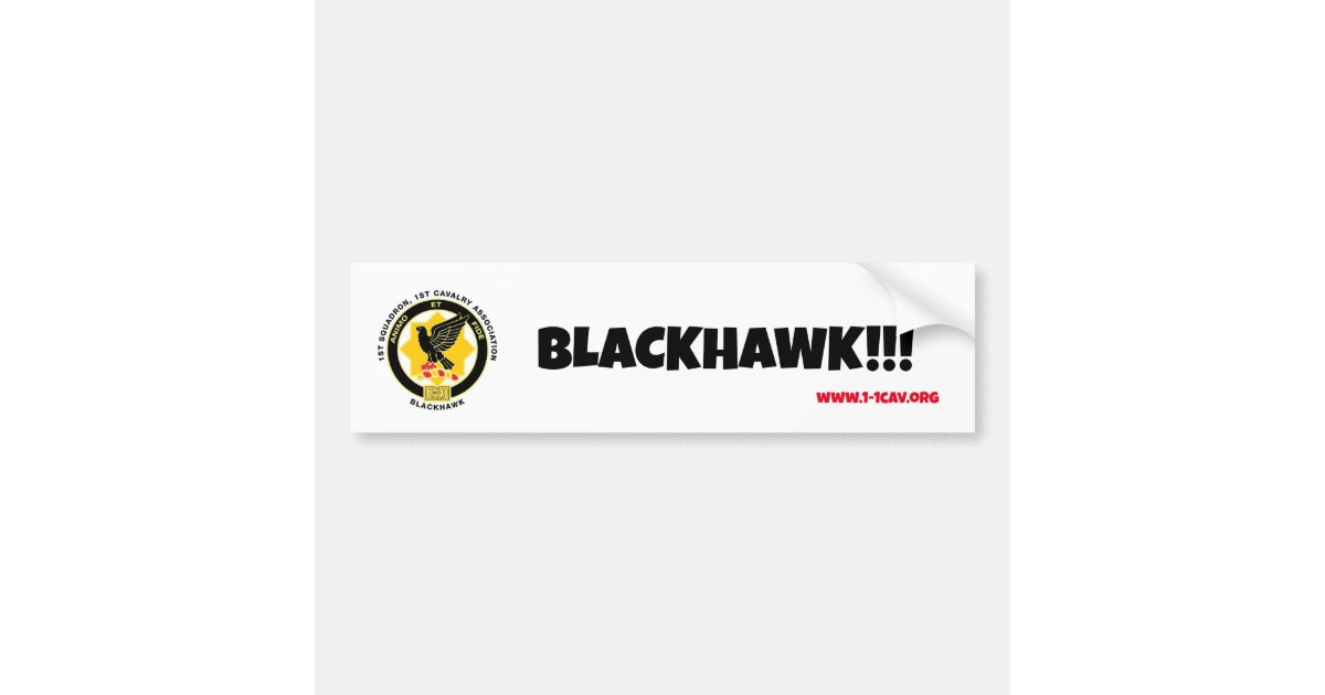 Blackhawk bumper sticker | Zazzle