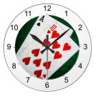 Ace of Spades Large Wall Clock | Zazzle.com