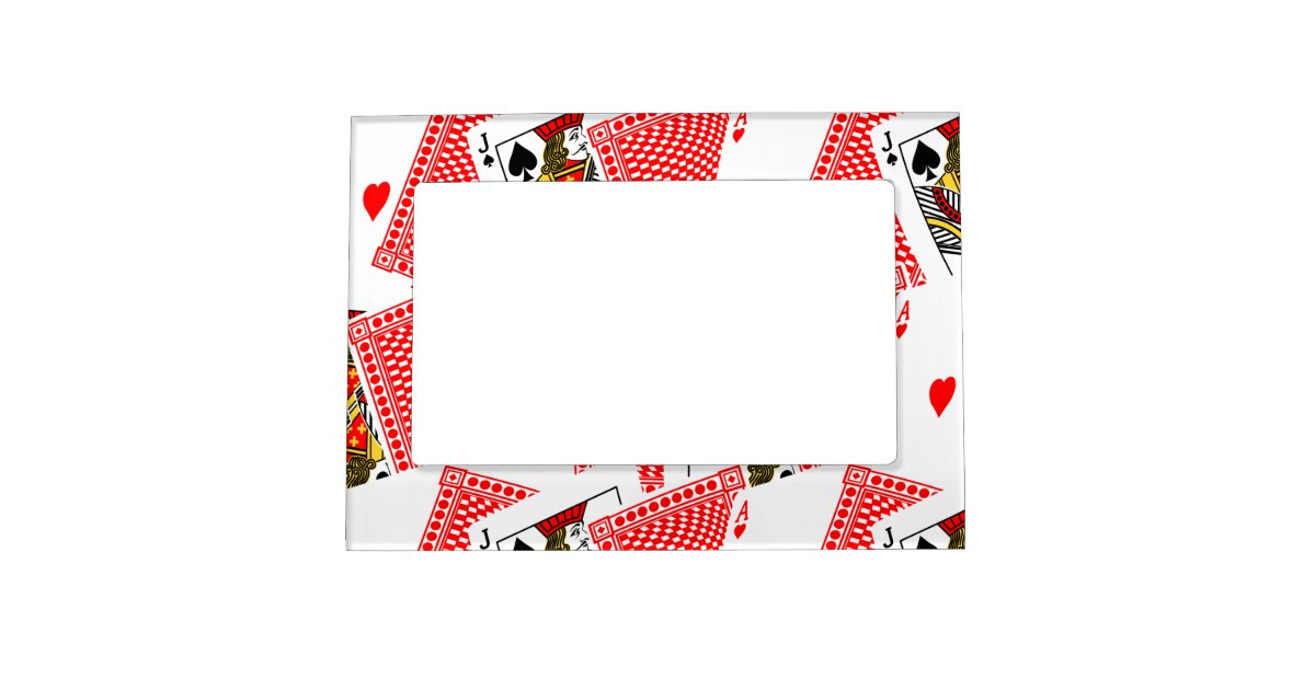 Blackjack Magnetic Photo Frame | Zazzle