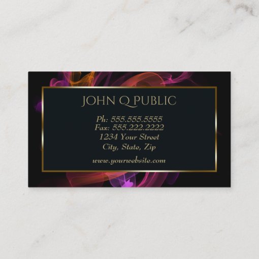 Blacklight Vapor for Vape Shops Business Card | Zazzle