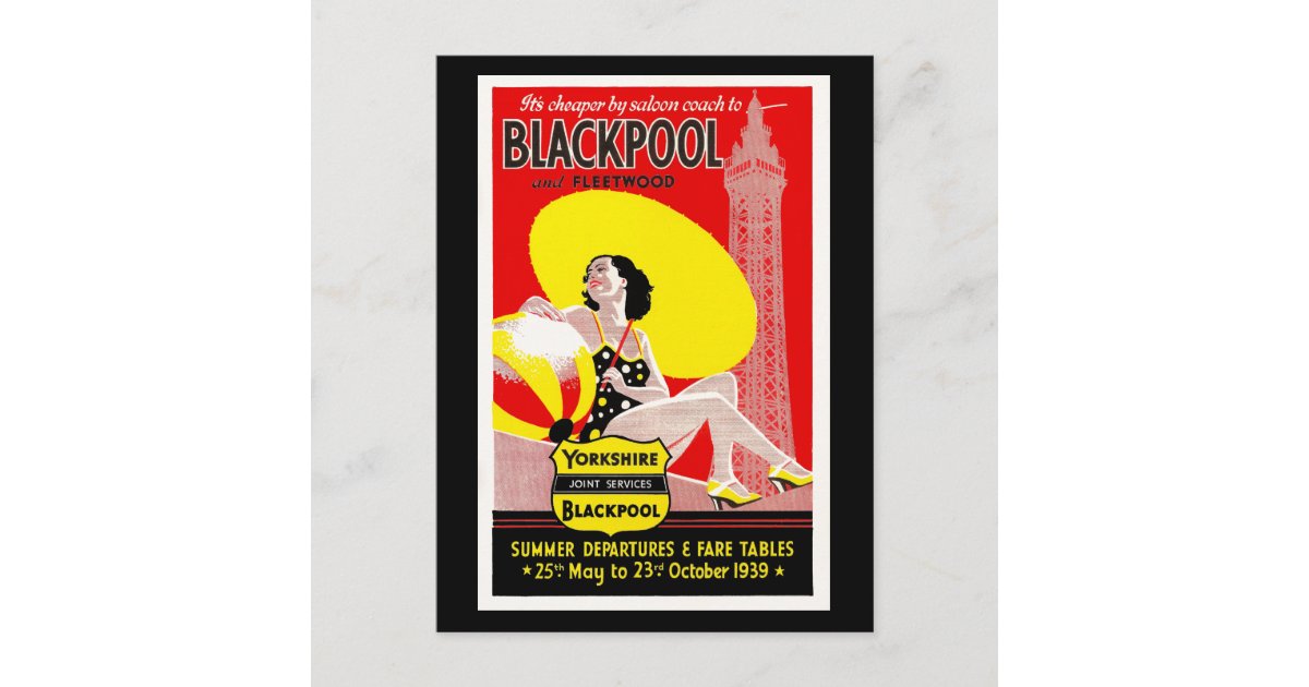 Blackpool Postcard | Zazzle