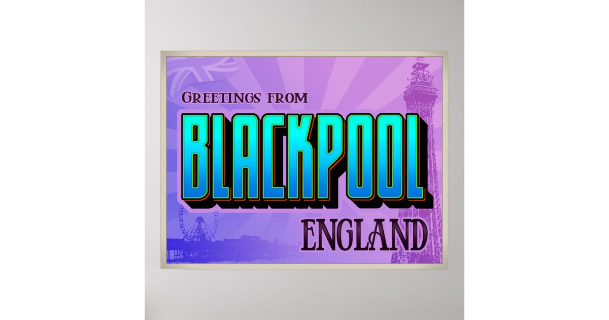 BLACKPOOL poster | Zazzle