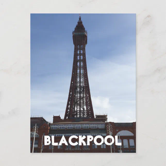 Blackpool Tower Postcard | Zazzle