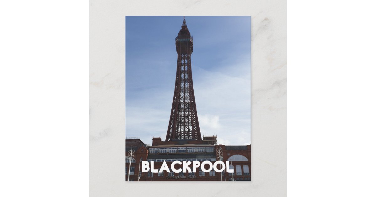 Blackpool Tower Postcard | Zazzle