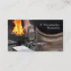 Blacksmith at a forge business card | Zazzle