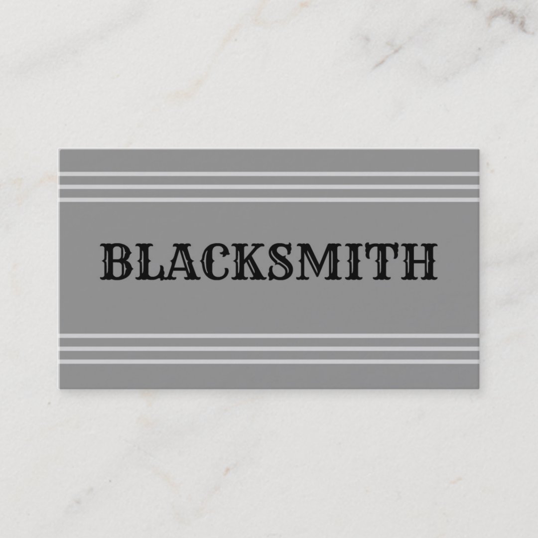 Blacksmith Business Card | Zazzle