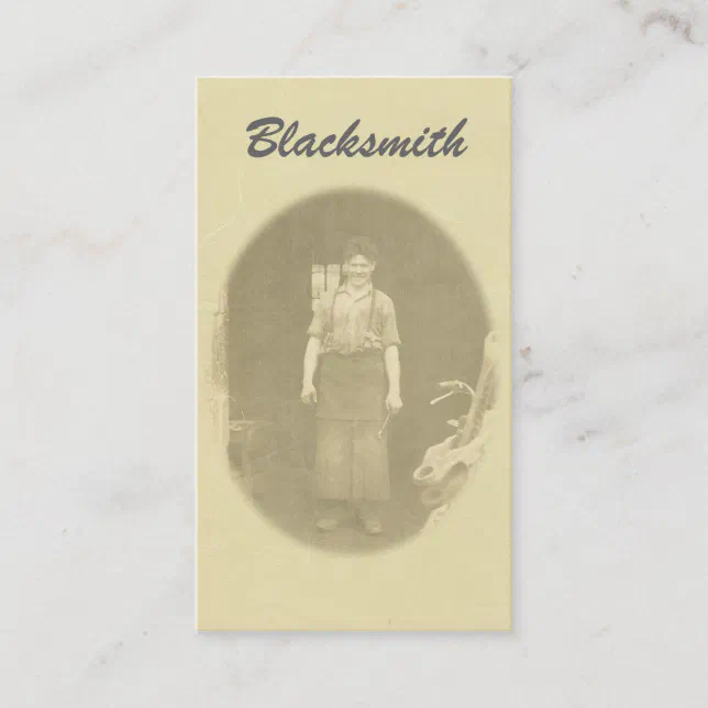 Blacksmith Business Card | Zazzle