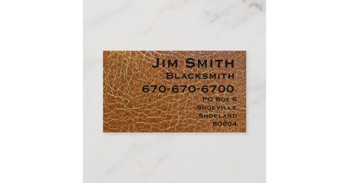 Blacksmith Business Card | Zazzle