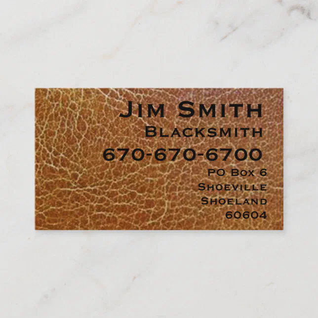 Blacksmith Business Card | Zazzle