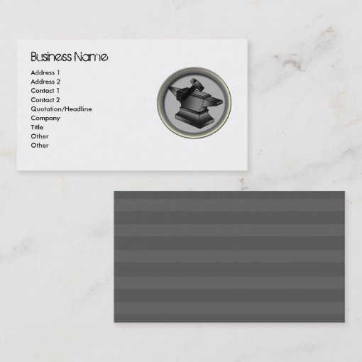 Blacksmith Business Cards | Zazzle
