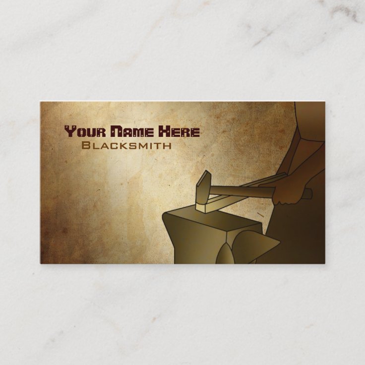 Blacksmith Business Cards | Zazzle