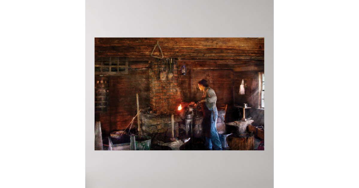 Blacksmith - Cooking with the Smith's Poster | Zazzle