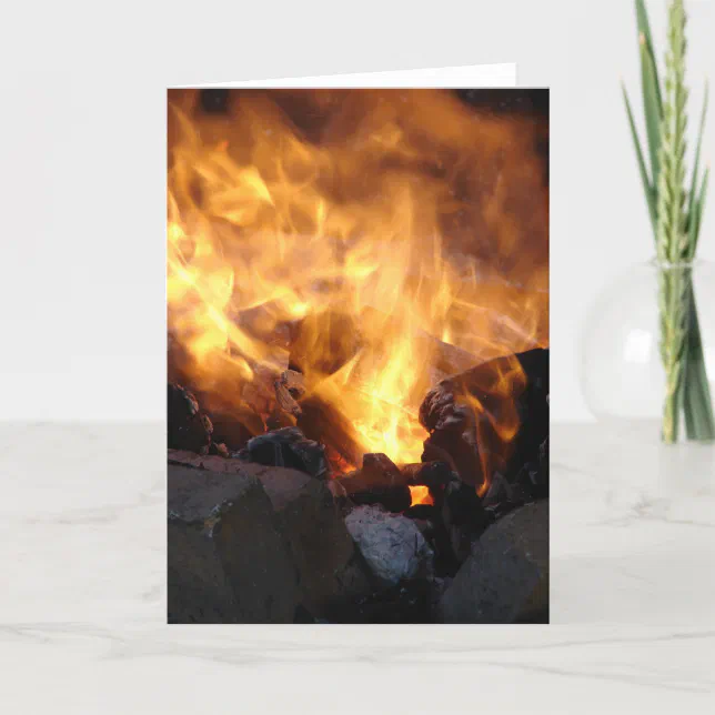 Blacksmith's Fire Card | Zazzle