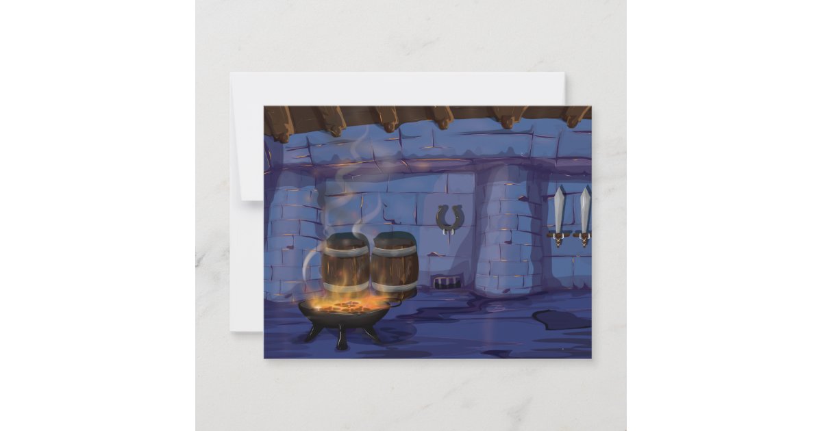 Blacksmiths Forge Invitation | Zazzle