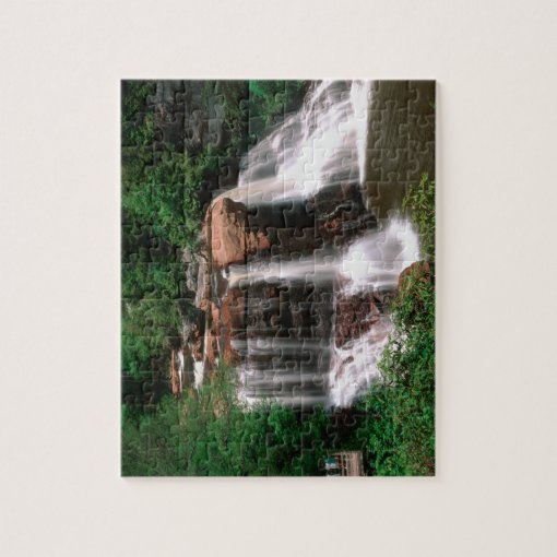 Blackwater Falls, West Virginia, scenic, Jigsaw Puzzle | Zazzle