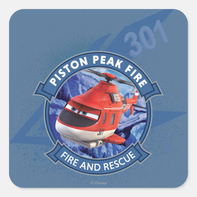 Blade Ranger Badge Square Sticker | Zazzle