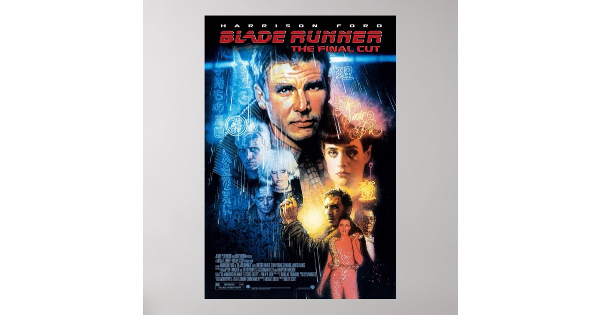 BladeRunner Final Cut Poster | Zazzle