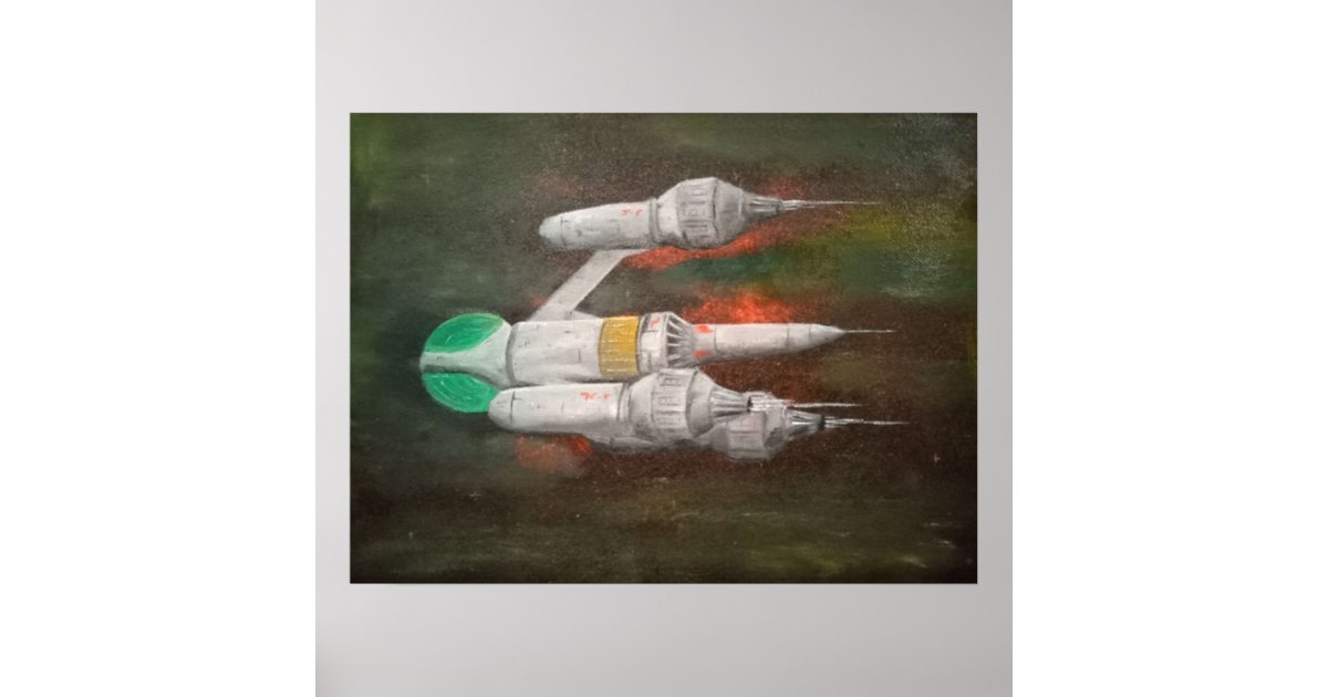 Blakes 7 Liberator DSV Poster | Zazzle