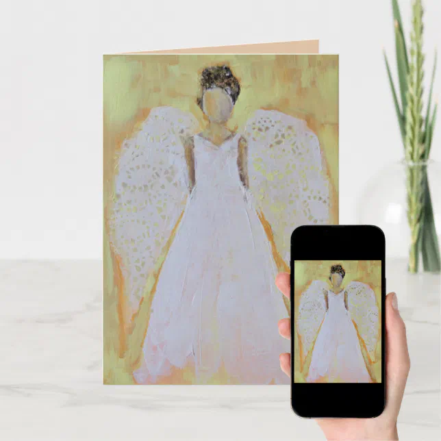 Blank Angel Card | Zazzle