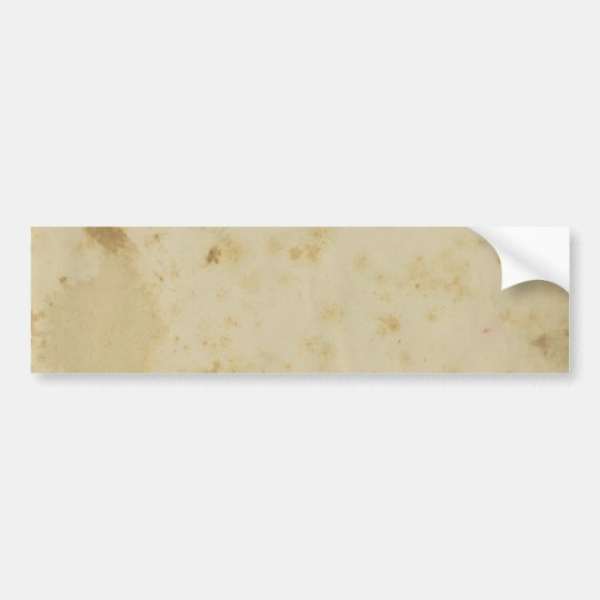 Blank Antique Stained 1870's Paper Bumper Sticker | Zazzle.com