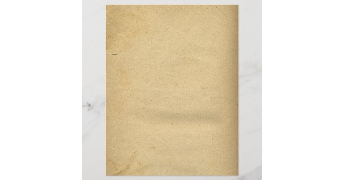 Blank Antique Stained 1880's Paper | Zazzle