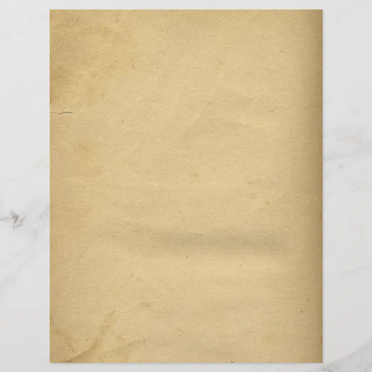 Blank Antique Stained 1880's Paper | Zazzle