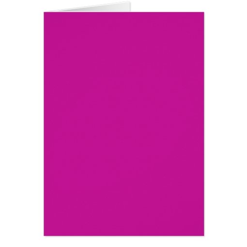 Blank Card with Hot Pink Background | Zazzle