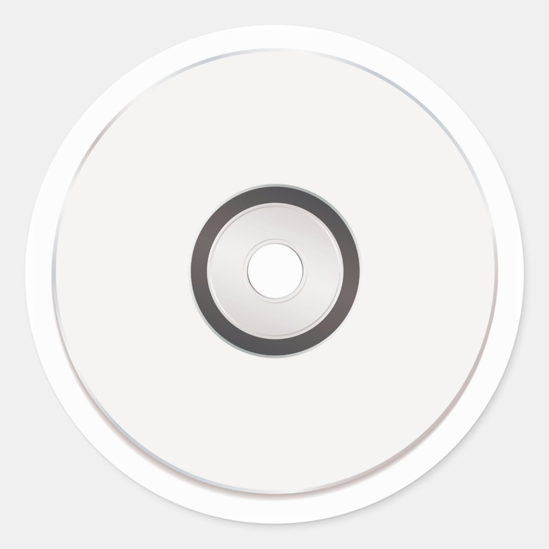 Blank CD Stickers | Zazzle