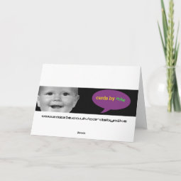 Blank Check Birthday Card | Zazzle
